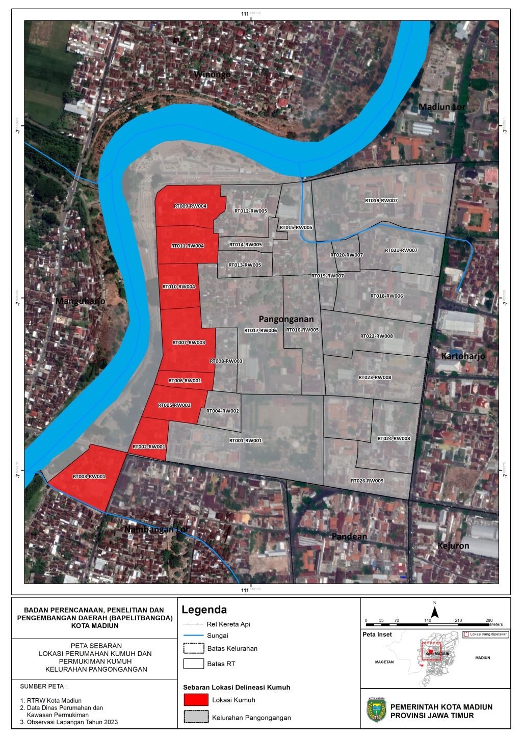 Kawasan Kumuh Kota Madiun – DINAS PERUMAHAN RAKYAT DAN KAWASAN PERMUKIMAN